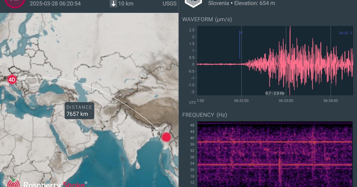 Tla so se tresla tako močno, da so potres zabeležili v Šmartnem ob Paki ...