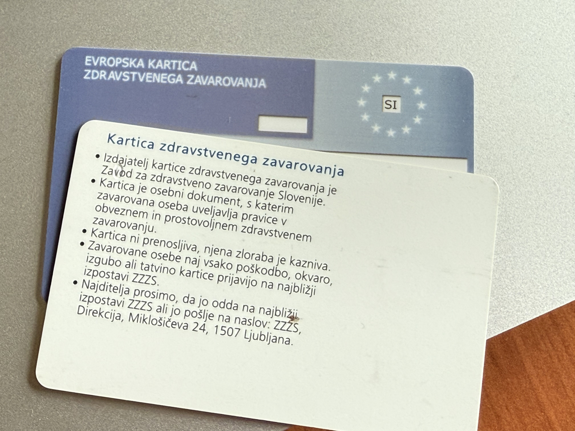 Za novo zdravstveno kartico je treba plačati - Žurnal24