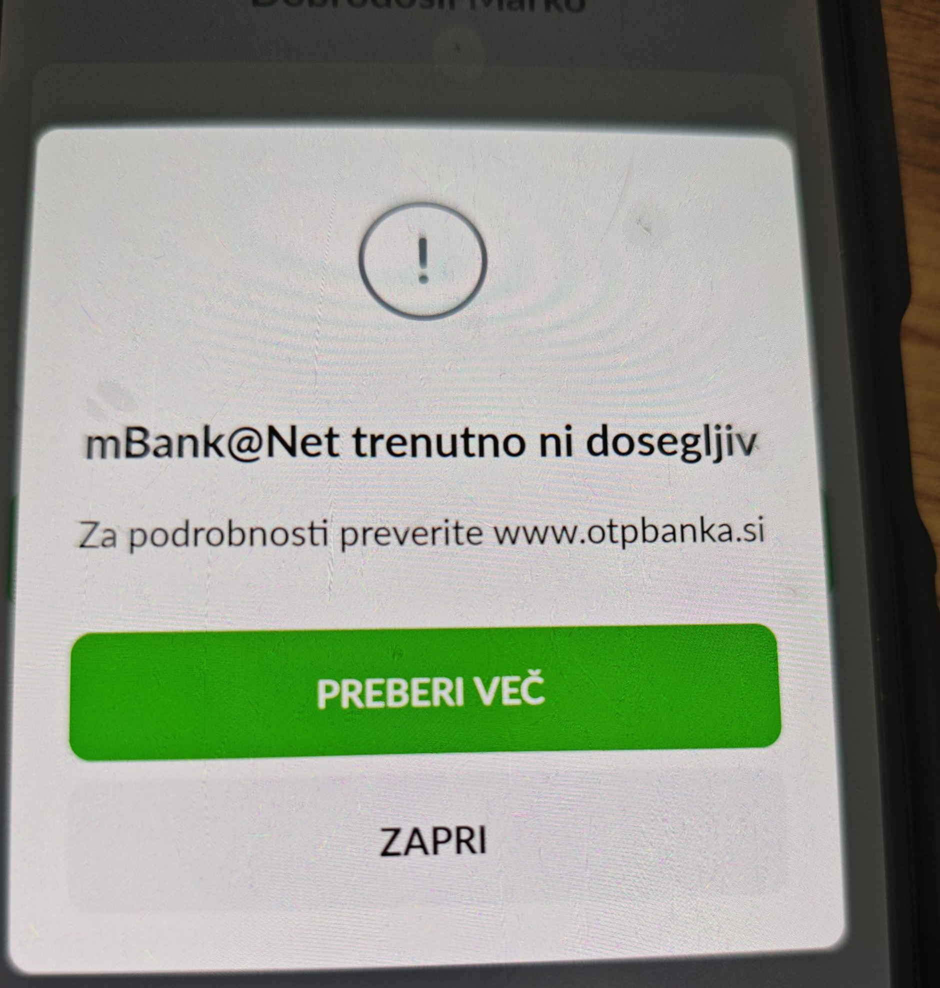 Spletna banka OTP ne deluje, številni Slovenci imajo težave pri dostopu do svojega denarja ...