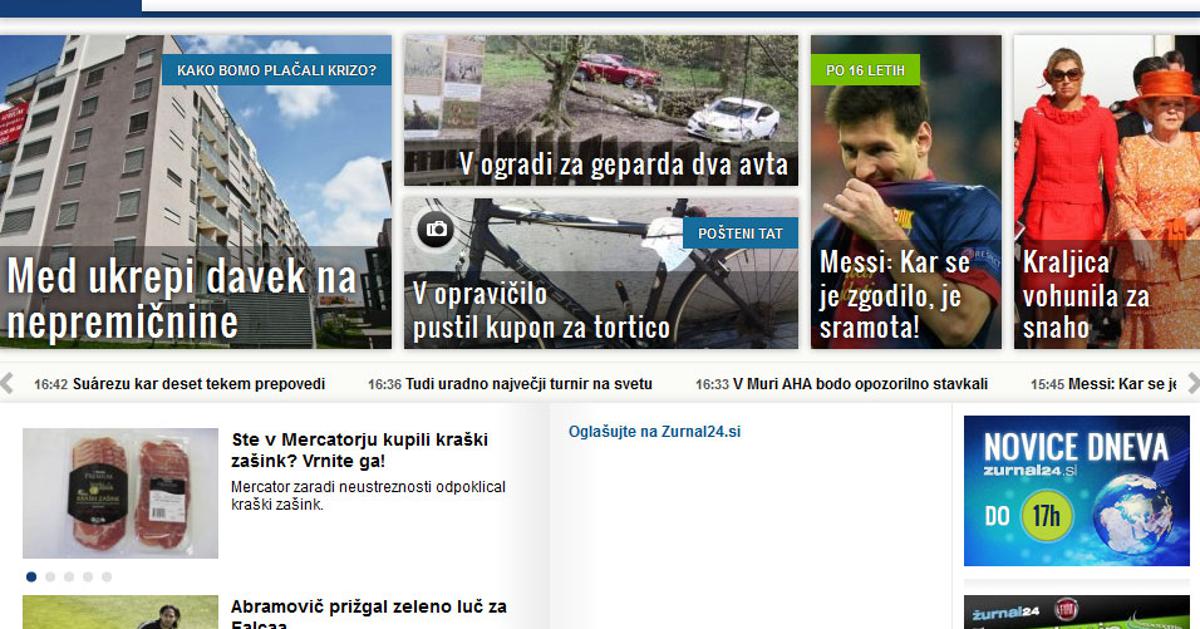 Zurnal24.si z rekordnim obiskom - Žurnal24
